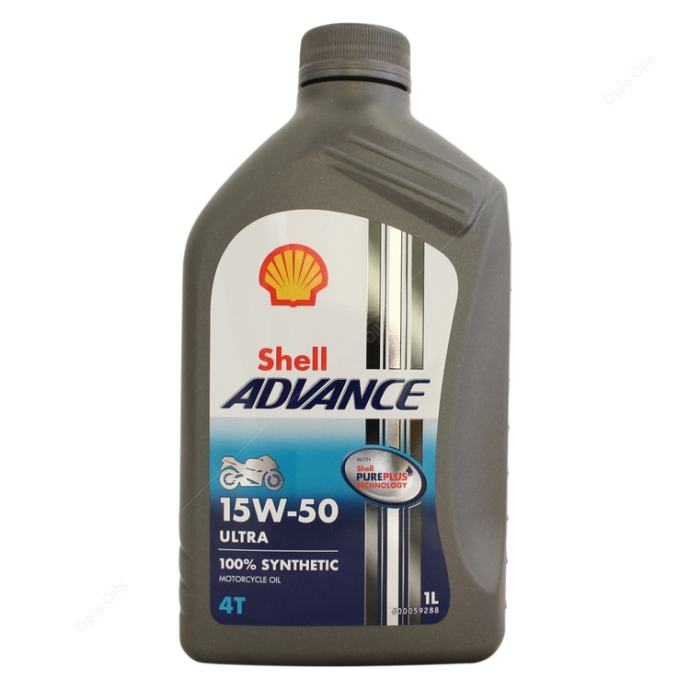 SHELL ADVANCE ULTRA 4T 15W50 100% SYNTHETIC MOTORNO ULJE ZA MOTOCIKLE