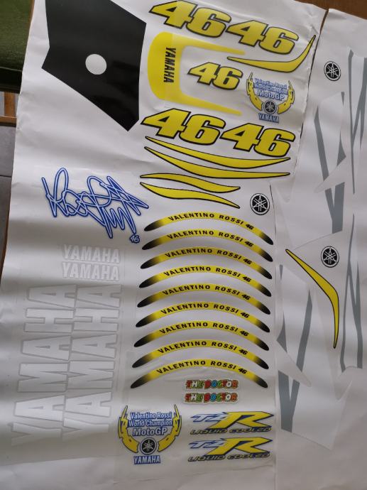 Yamaha tzr 50 Valentino Rossi naljepnice