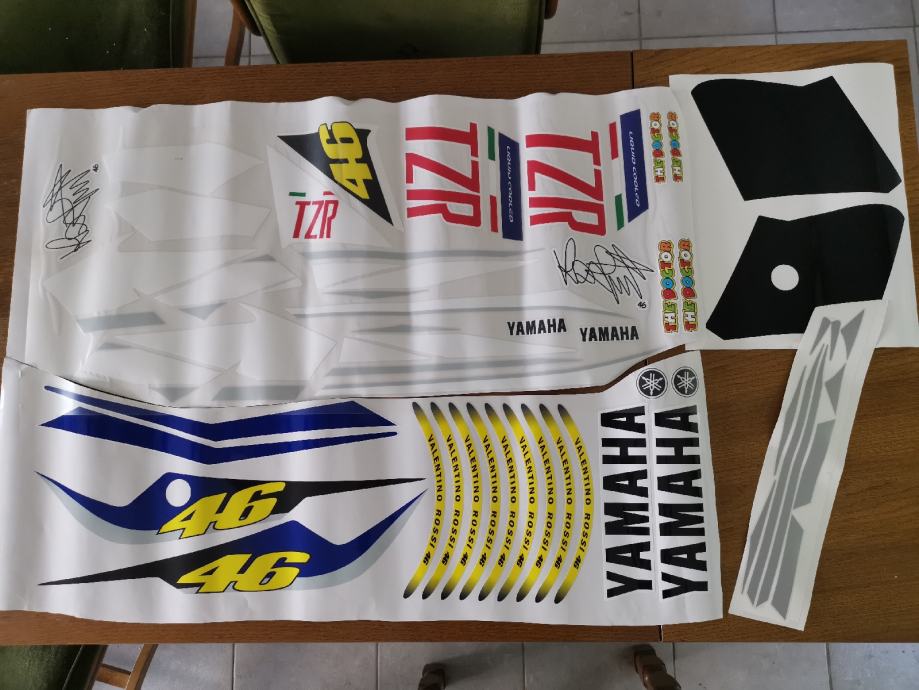 Yamaha tzr 50 Valentino Rossi naljepnice