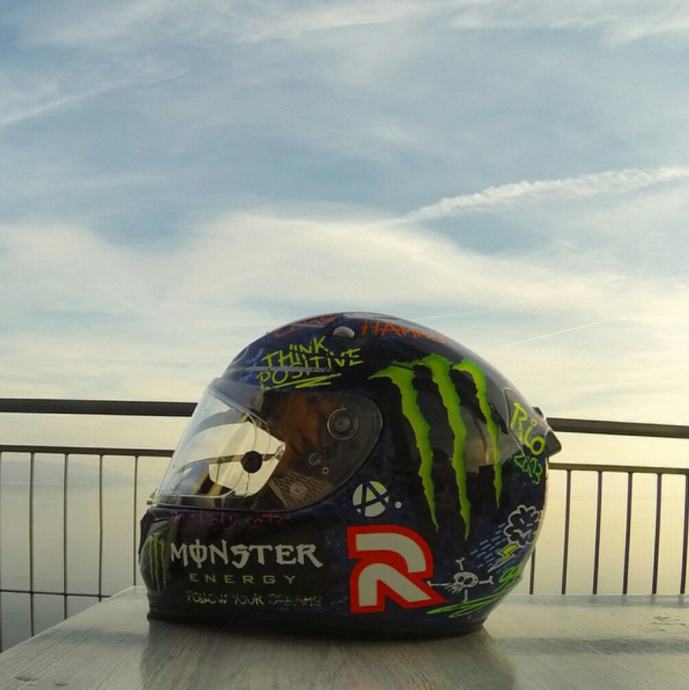 HJC rpha 10 lorenzo replica graffiti