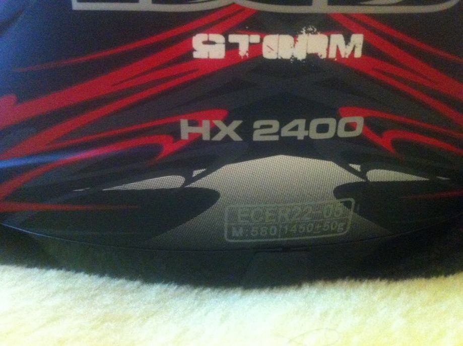 kaciga M veličina HX 2400 mat crvena IXS