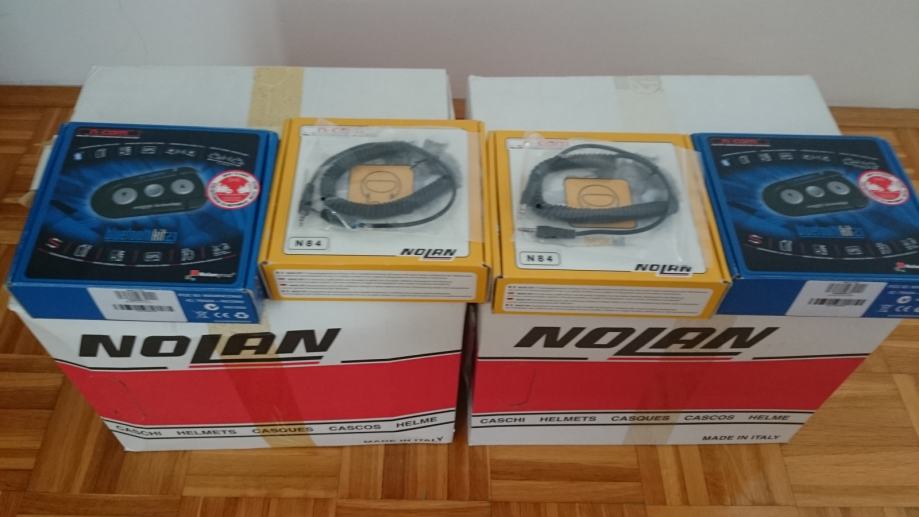 Kacige NOLAN N84 + Bluetooth N-COM NOLAN, Izvrsno stanje
