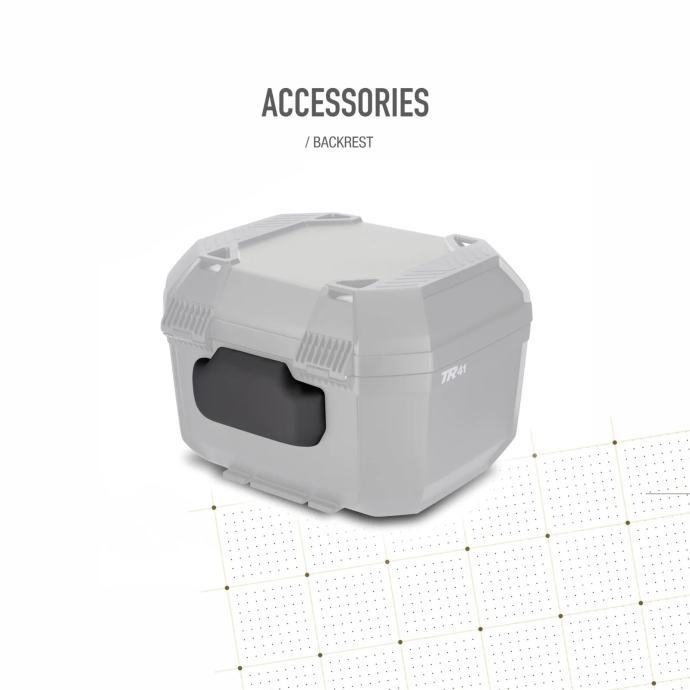 SHAD TOP CASE TR 41 CRNI