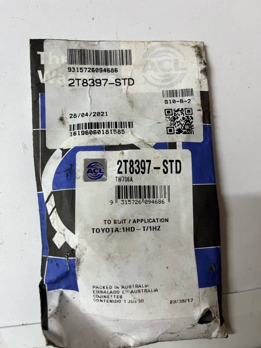 ACL bank lezajevi+aksijalni(toyota 1HZ, 1HDT)