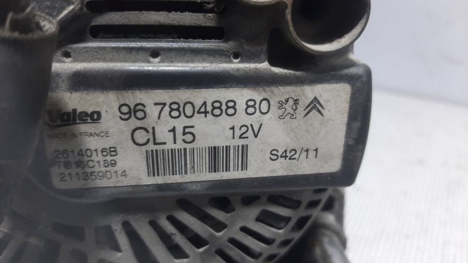 ALTERNATOR PEUGEOT 508 > 11-14 9678048880