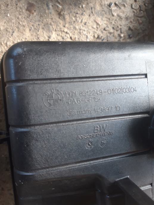 BMW f10 520d crijevo cijev slaufi vod intercooler turbo usis zraka MAF