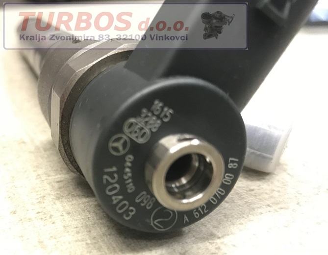 Dizna injektor MB: VITO, V-KLASSE, SPRINTER A6120700887 0445110098