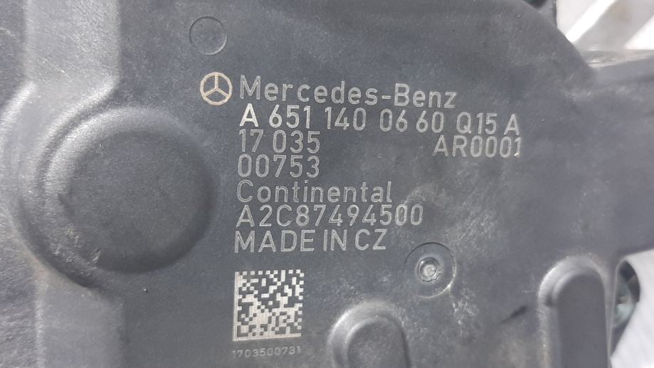 EGR MERCEDES C KLASA (W205/S205) > 14-18 A6511400660