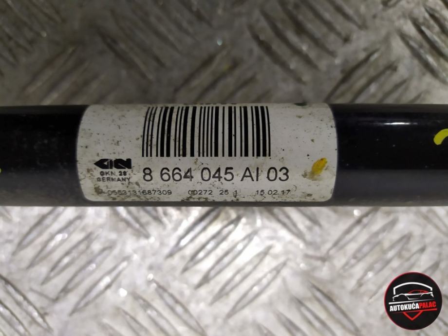 POLUOSOVINA BMW G30 G31 5 8664045 343-198 2.0D ZADNJA LIJEVA