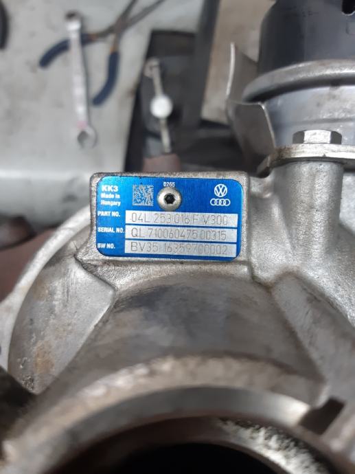 Turbina VW Passat B8 1.6 TDI 88kw 04L253016f 16359880002 16359700002