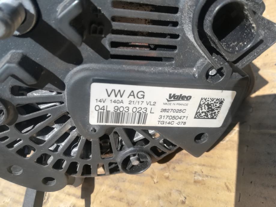 VW AUDI ŠKODA SEAT ALTERNATOR 04L903023L 14V 140A