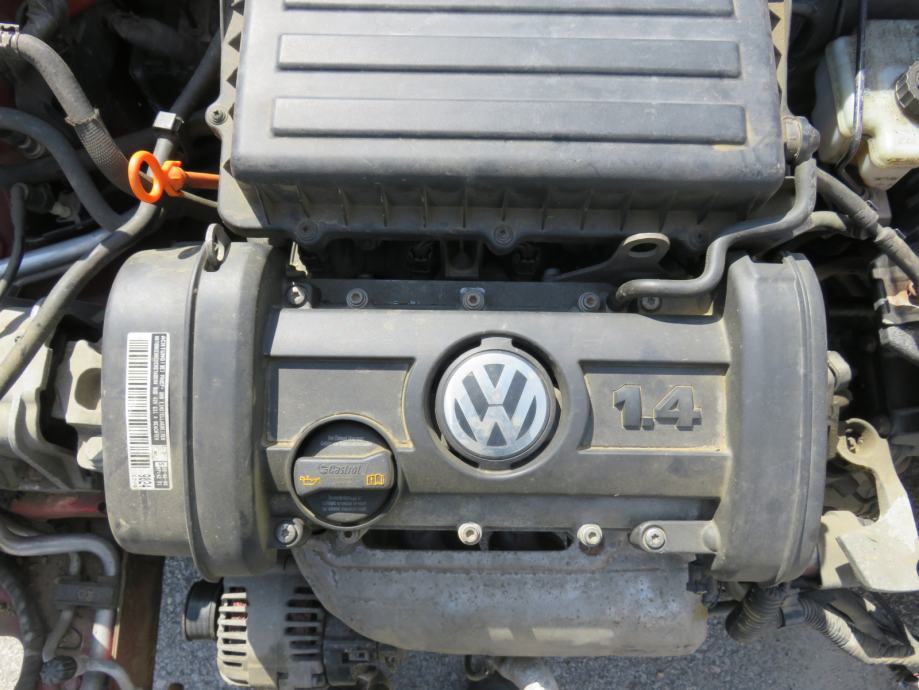 VW Golf 5 1.4 16V motor - BUD kod motora