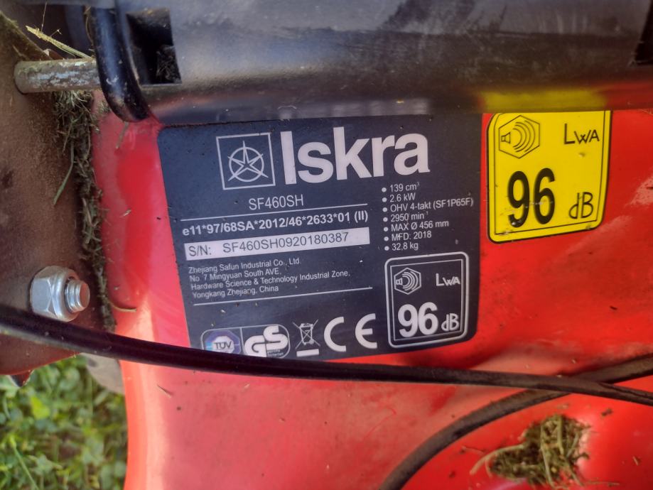 Iskra samohodna motorna kosilica SF460SH