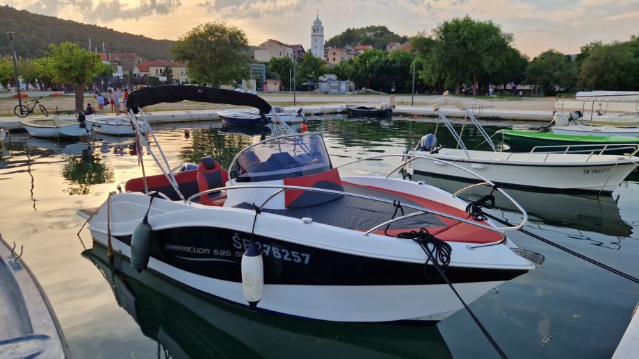 Barracuda 595 Sundeck, Yamaha 130ks, gps, tenda,permateak, 1. reg.2022