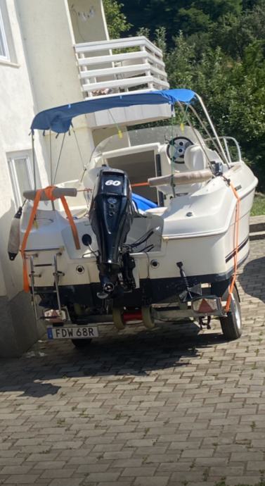 Quicksilver 470 cabin i trailer/prikolica