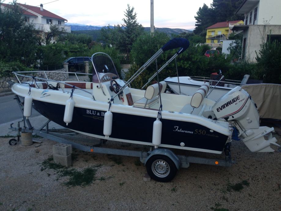 Rascala 550 Futurama BLU&BLU + Evinrude E-TEC 115