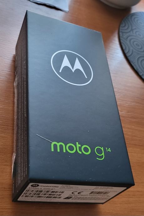 NOVA Motorola G14 4+128 GB, type MC40C, steel grey + Simpa; ZG (Jarun)
