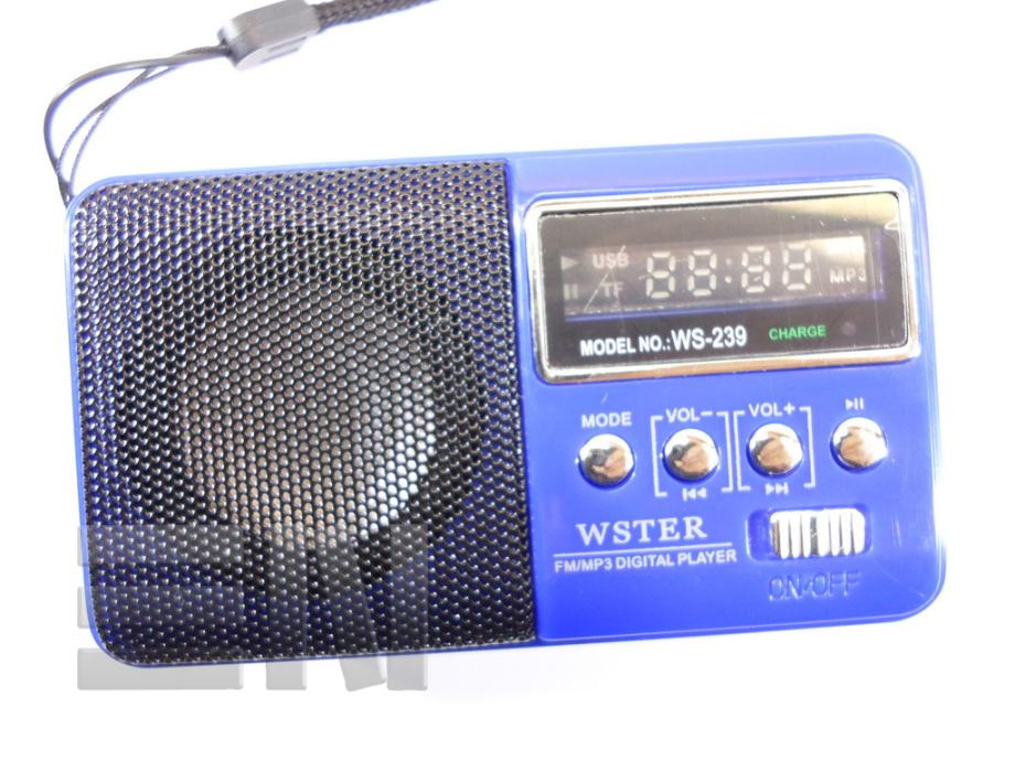 Prijenosni MINI digitalni FM radio, tranzistor, mp3 player WSTER