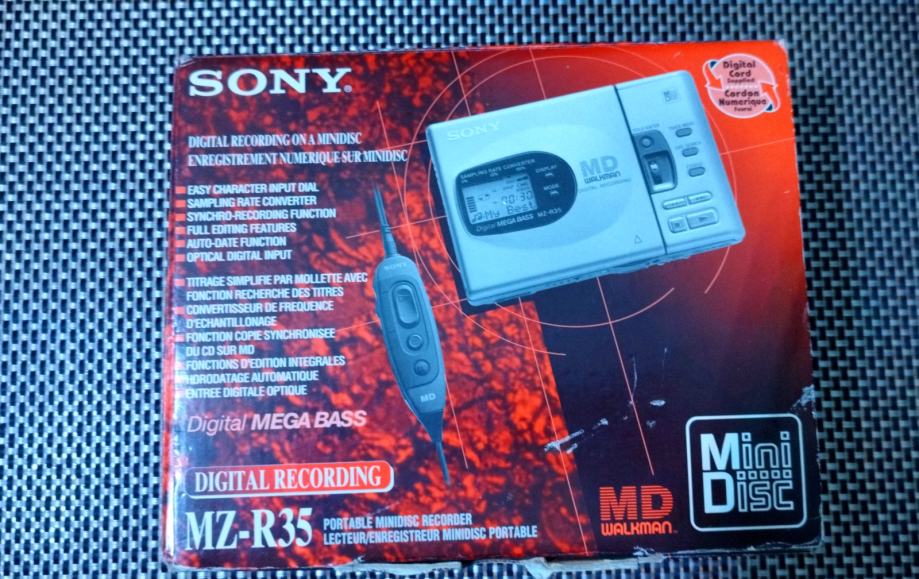 Sony MZ-R35 Mini Disc Player/Recorder MOGUĆNOST ZAMJENE