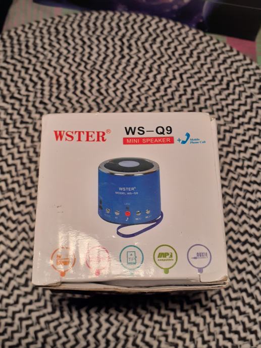 WSTER Bluetooth bežični stereo zvučnik
