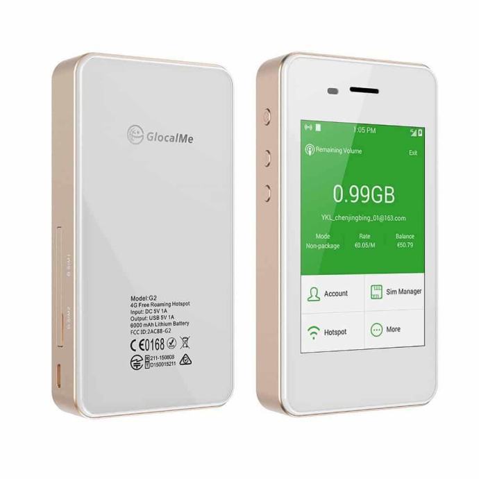 GlocalMe G2 | 4G Global Mobile Wi-Fi Hotspot Ruter