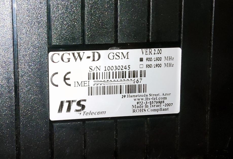 ITS Telecom CGW-T GSM Analog Cellular Gateway s antenom
