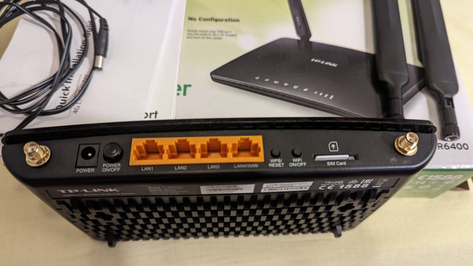 Router TP-LINK MR6400, 802.11a/b/g/n, 3x LAN+WAN, 2x antene