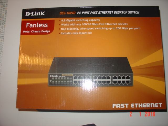 LAN 24 i 8 - PORT ETERNET FAST DESKTOP SWITCH / MREŽNI PREKLOPNIK