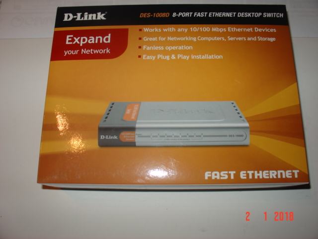 LAN 24 i 8 - PORT ETERNET FAST DESKTOP SWITCH / MREŽNI PREKLOPNIK