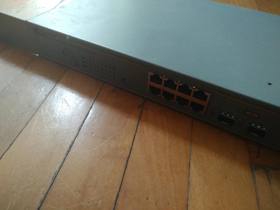 Allied Telesis 8 port 10/100/1000TX WebSmart switch
