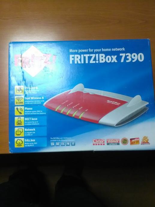 FRITZ!Box 7390 Wlan Router (VDSL/ADSL, 300 Mbit/s, DECT-Basis,)