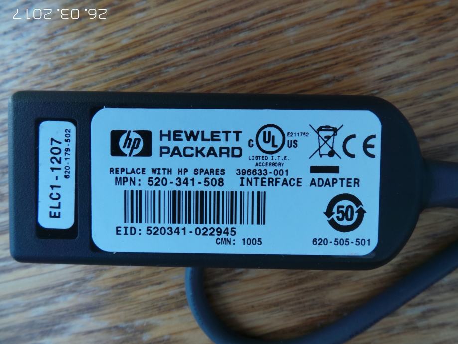 HP USB Virtual Media KVM ITFC Cable Adapter Dongle AF623A.