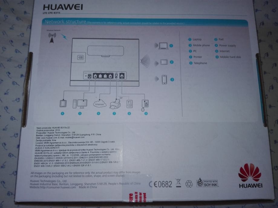Huawei B315s-22 WiFi CAT4 router TELE 2