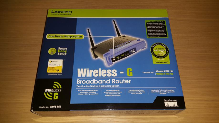 Linksys WRT54GL Wireless router DD-WRT