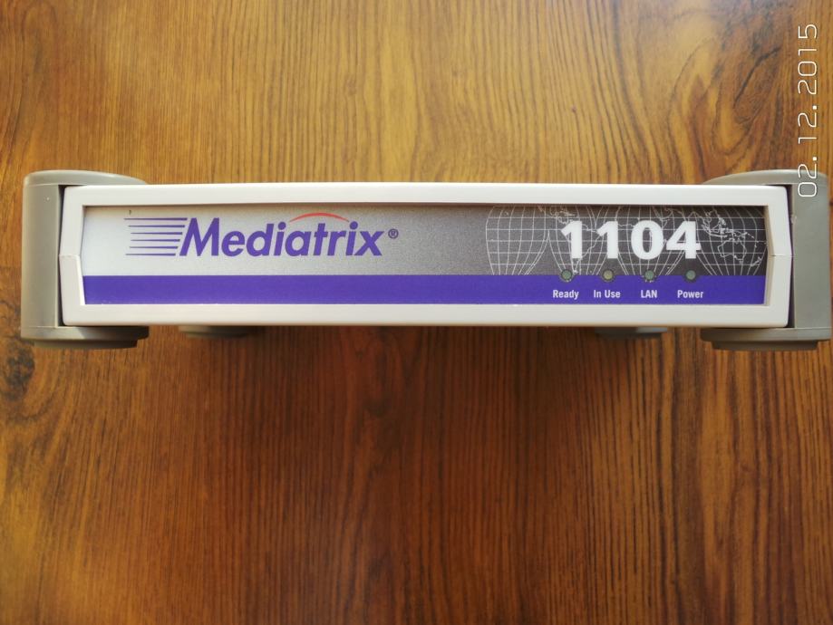 Mediatrix 1104 ® 4-port VoIP Access Device, očuvano, ispravno.