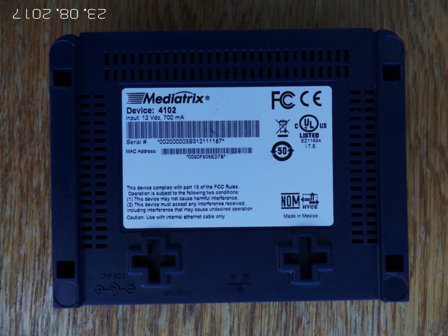 Mediatrix 4102 VoIP Gateway/ATA, kratko korišteno.