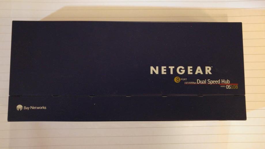 NETGEAR DS108 8 Port 10/100 Mbps Dual Speed Hub