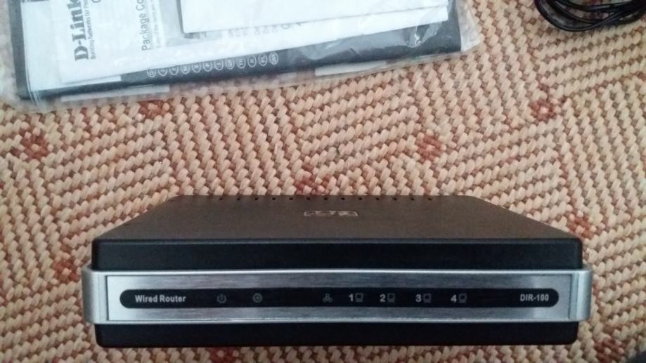 Router, 4 port switch 8 port, LAN kablovi - oprema za LAN party