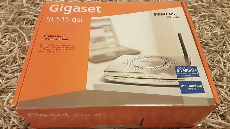 Siemens Gigaset se515 dsl, router, switch