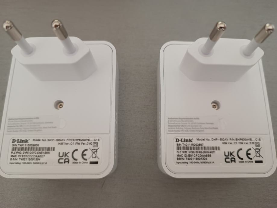 D-Link DHP-600AV Powerline AV2 1000 HD Gigabit Starter kit