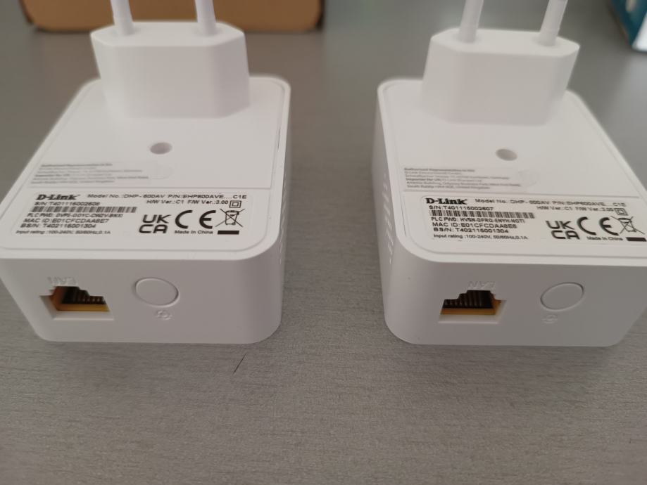 D-Link DHP-600AV Powerline AV2 1000 HD Gigabit Starter kit