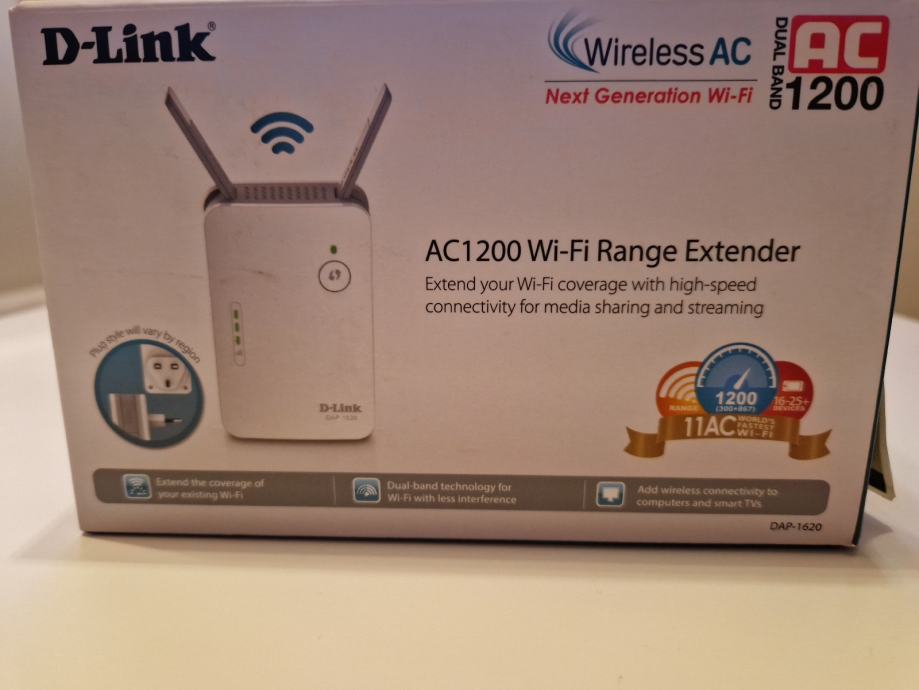 D-Link Wi-Fi Range Extender AC1200