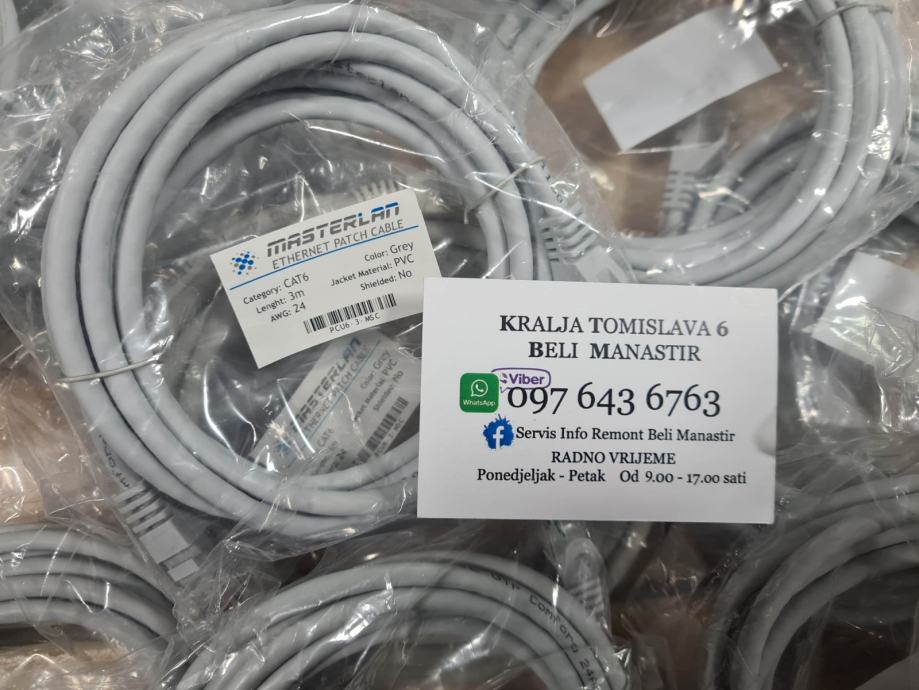 UTP Cat6 KABEL 3M