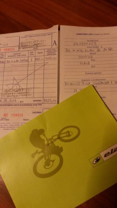 MTB bicikl ELAN TEMPTER Deore 24 brz.