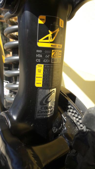 Kona Operator carbon 2016 L !!!!!!! Downhill MTB Bicikli