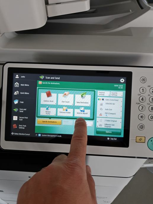 CANON iRA C5535 fotokopirni aparat u boji