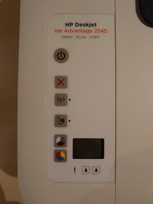 HP Deskjet Ink Advantage 2545 3u1 (Print, Scan, Copy)