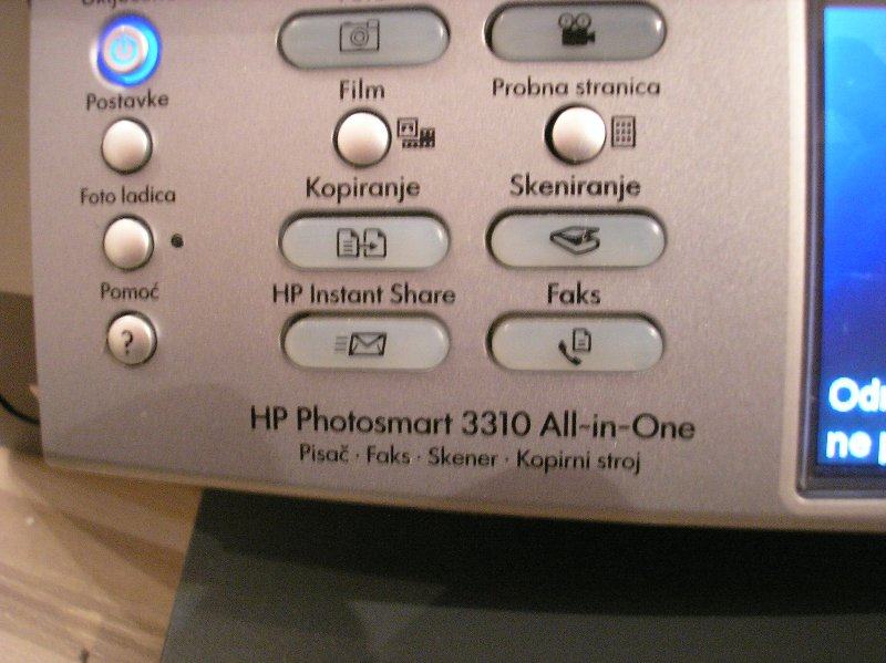 HP Photosmart 3310 fax/printer/skener/kopirka