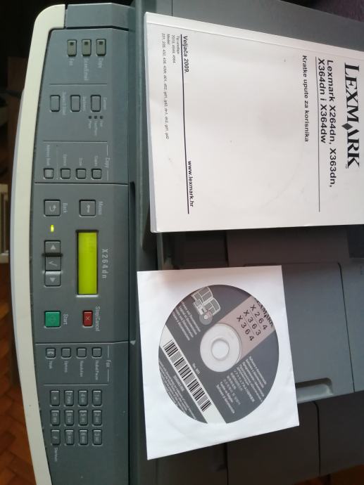 Lexmark x264dn; printer, kopirka, skener i fax