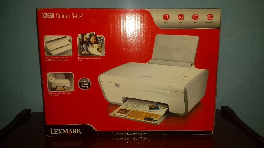 Lexmark X2650 printer/skener/kopirka NOVO sniženo na 250 kn